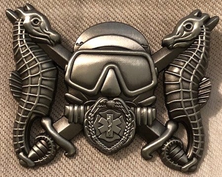 PSD uniform pin, PSD logo, | Tri-Star Scuba