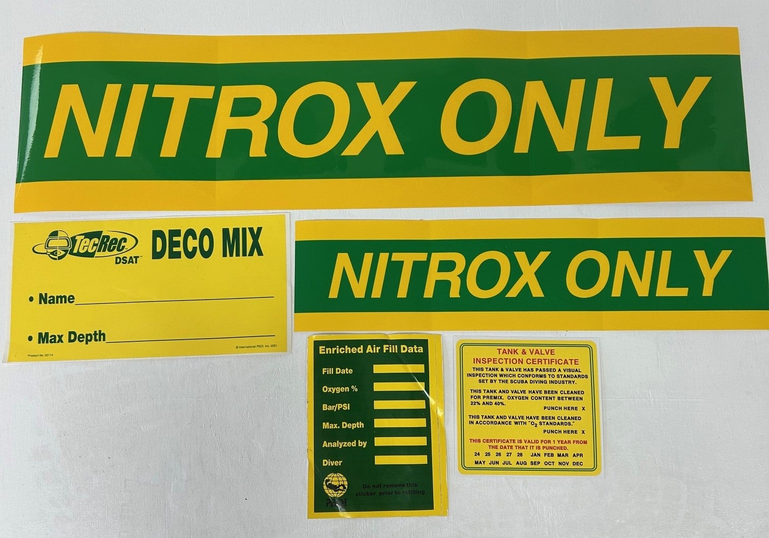 Nitrox tank sticker | Tri-Star Scuba
